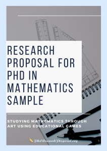 How to Make Research Proposal for Mathematics PhD Project