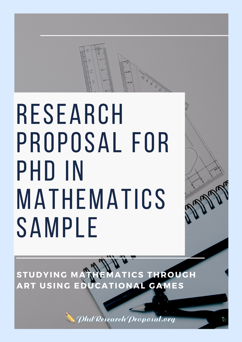 How to Make Research Proposal for Mathematics PhD Project